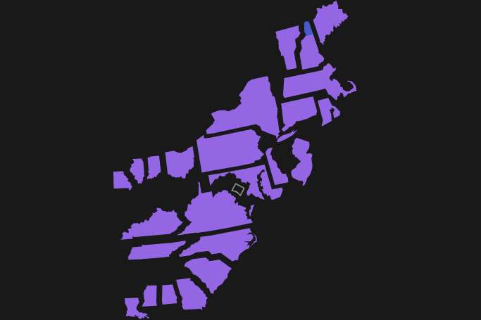 Blue Coral Atlas of Presidential Elections