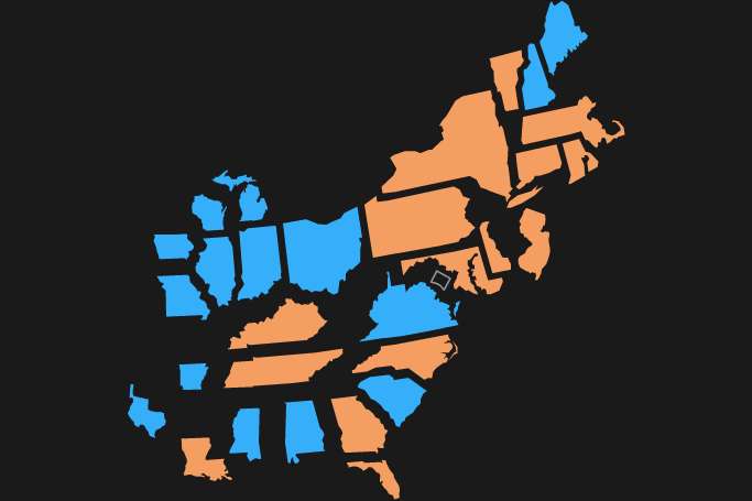 Blue Coral Atlas of Presidential Elections