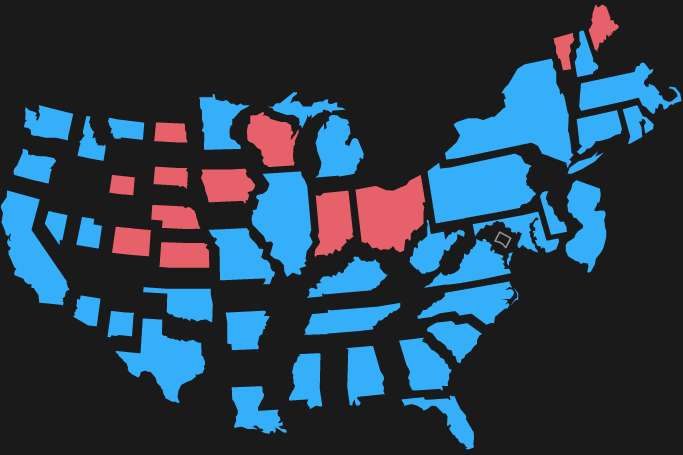 Blue Coral Atlas of Presidential Elections