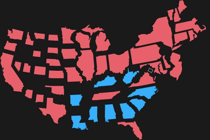 Blue Coral Atlas of Presidential Elections